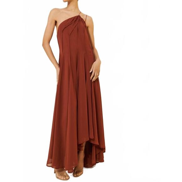 Exquise | Dresses | New Exquise Paislee Maxi Dress In Brown | Poshmark